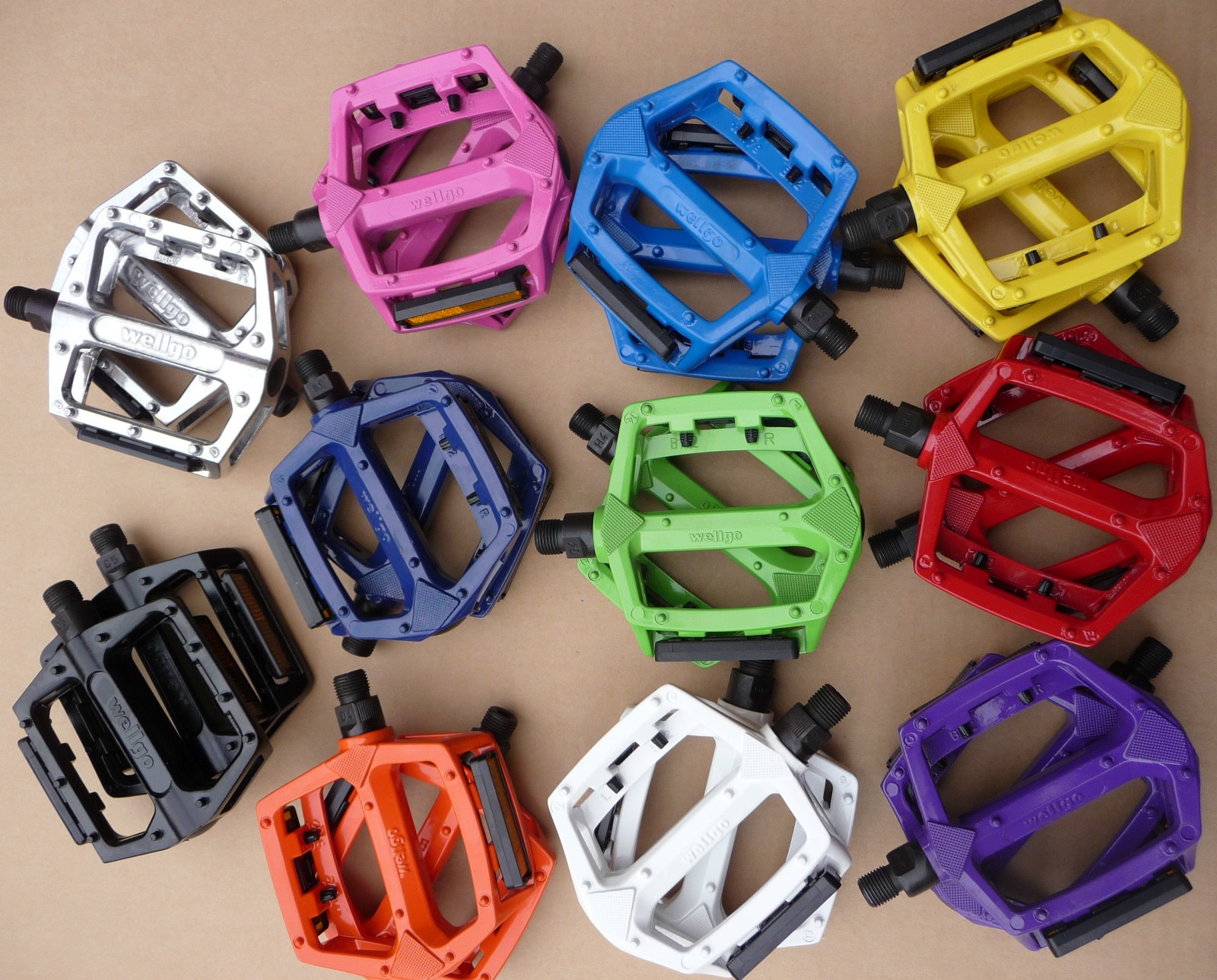 Wellgo Alloy Pedals MTB BMX DX Type Boron Axle 1/2″ & 9/16″ Mountain Bike Cycle